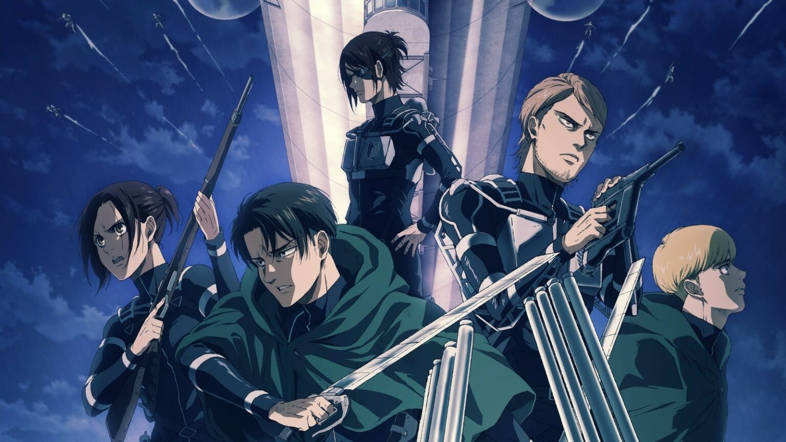 The best visual anime is Attack on Titan - Manganime